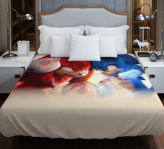 Sonic The Hedgehog 2 Movie Knuckles The Echidna Duvet Cover