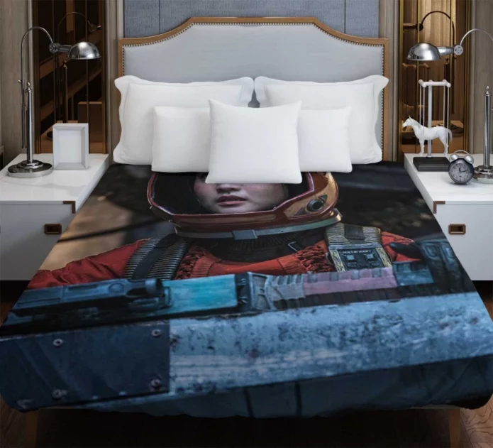 Space Sweepers Movie Kim Tae-ri Captain Jang Duvet Cover