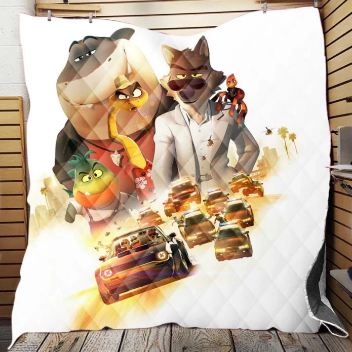 The Bad Guys Movie Quilt Blanket