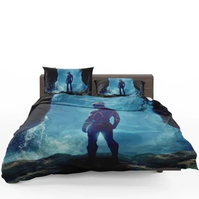 The Flash Worlds Collide Bedding Set