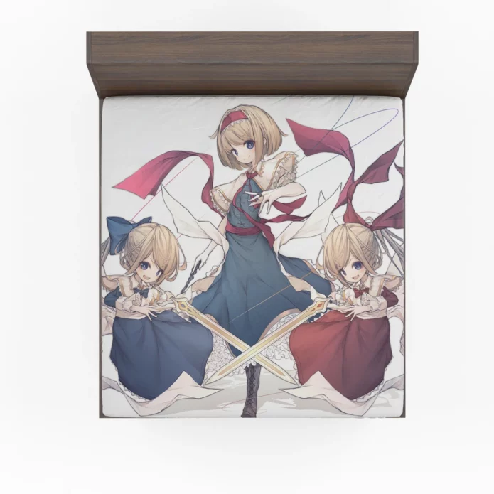 Alice Margatroid Fanart Touhou Anime Fitted Sheet