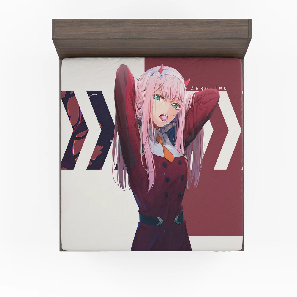 Darling In The FranXX Zero Two Heartfelt Journey Anime Fitted Sheet