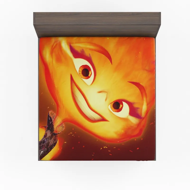 Elemental Embers Awakening Fitted Sheet